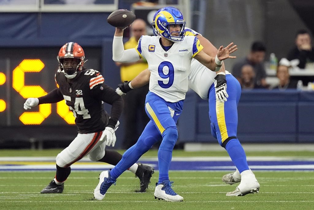 Rams put their 3-game winning streak on the line against the AFC North ...