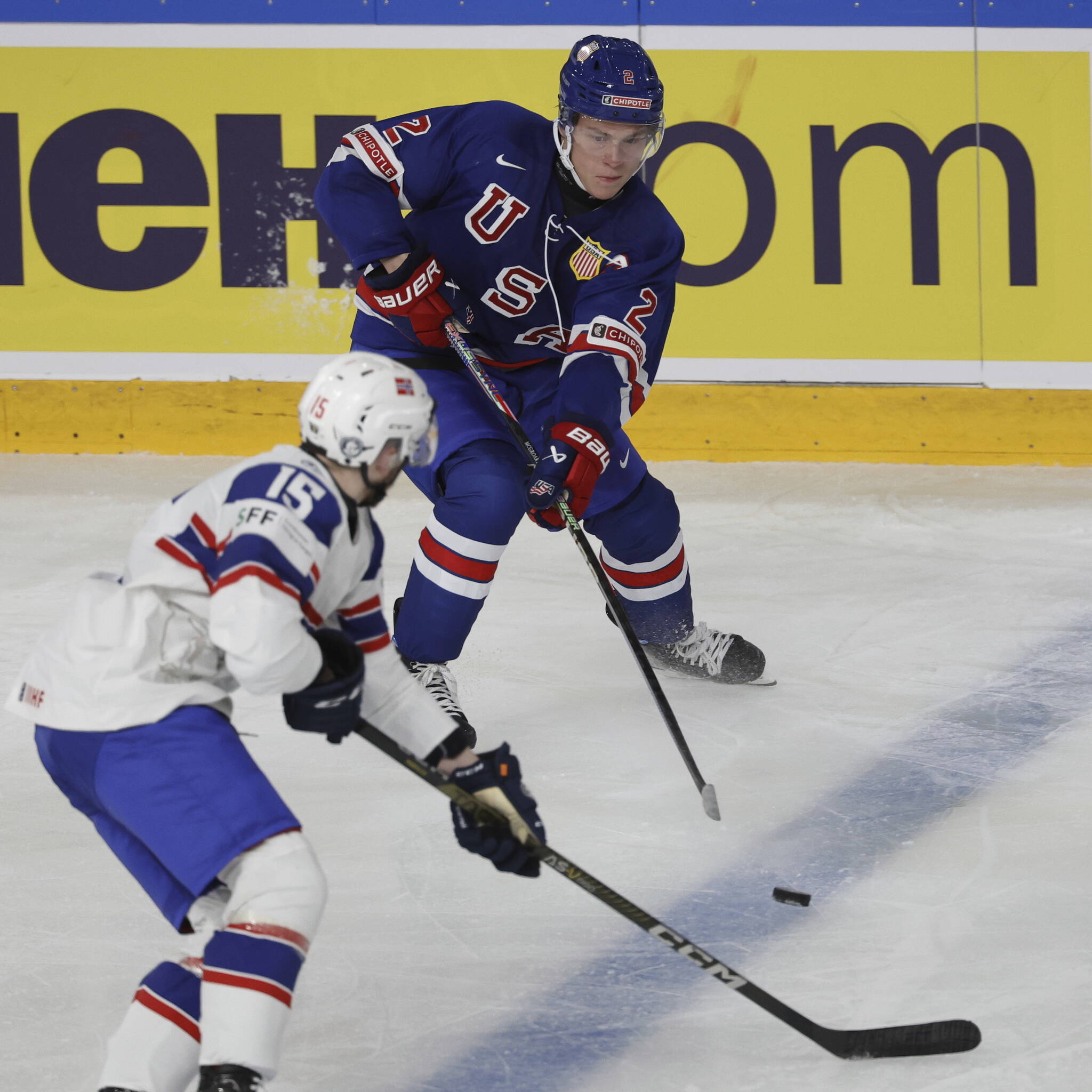 Jets prospect Rutger McGroarty starring at world juniors with U.S ...