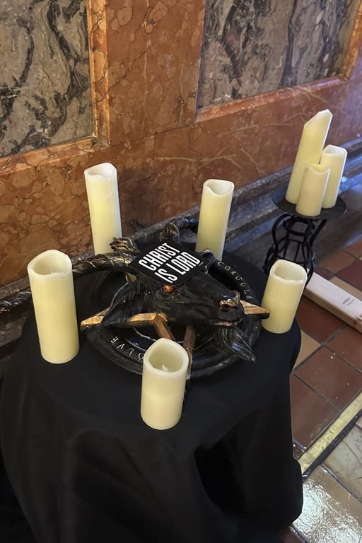 Former Mississippi House candidate charged after Satanic Temple display ...