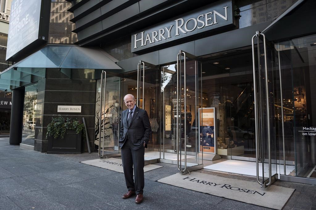 Harry Rosen, founder of Canadian menswear chain, dies at 92 – Winnipeg ...