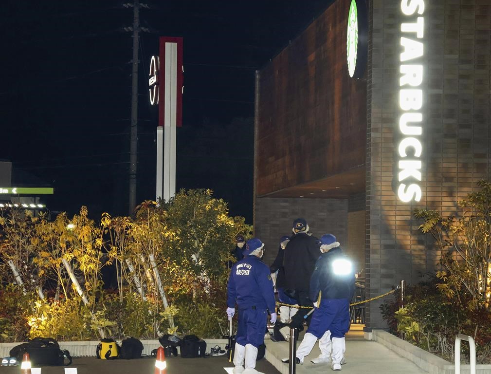 Police search for the suspect who shot and killed a man at a Starbucks ...