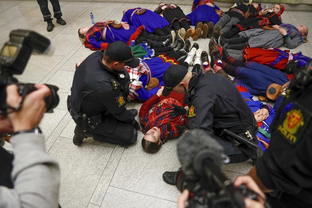 Sami rights activists in Norway charged over protests against wind farm ...