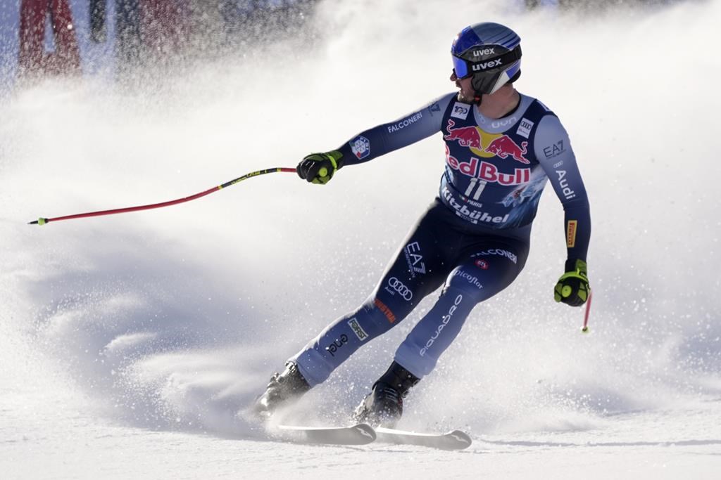 French skier Sarrazin beats Odermatt for his 2nd Kitzbuehel downhill ...