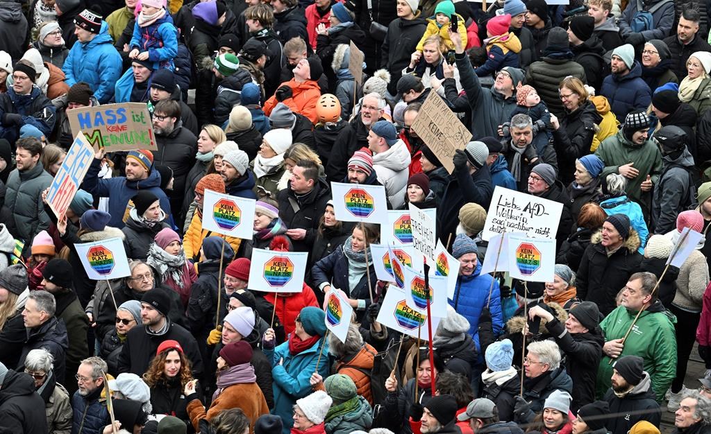 Protests against Germany’s far right draw hundreds of thousands – in ...