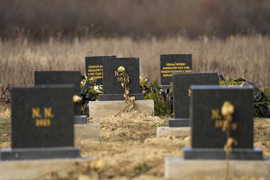 Migrants from Africa and Mideast who died in Bosnia get marble ...