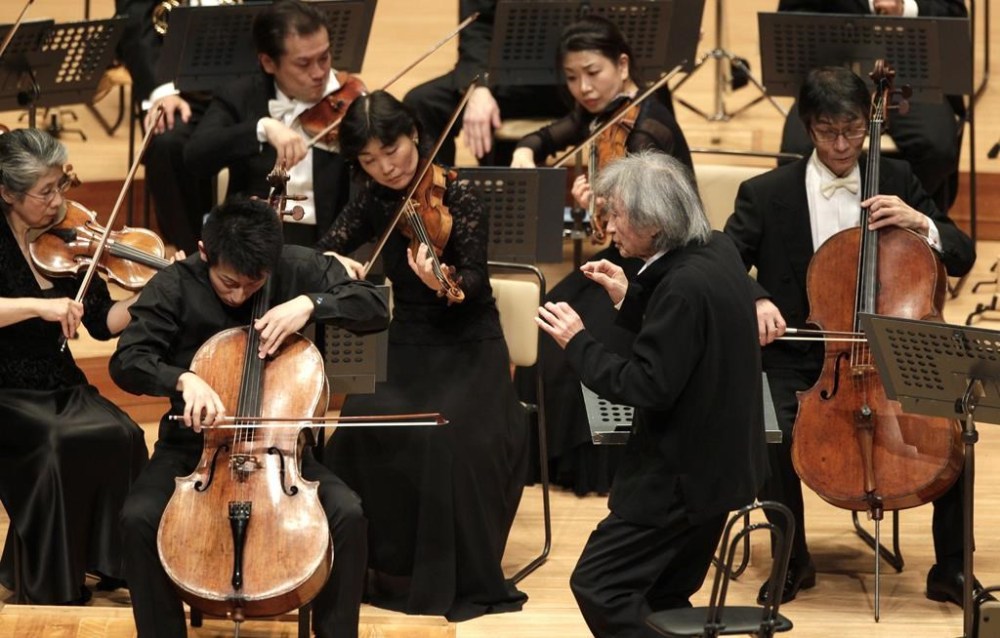 Acclaimed Japanese conductor Seiji Ozawa, who led the Boston Symphony ...