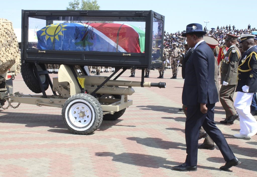 Namibian President Hage Geingob laid to rest at Heroes’ Acre cemetery ...