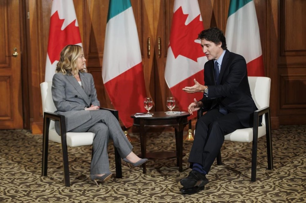 Trudeau meets Italian PM Meloni in Toronto, pair agrees to ‘roadmap ...