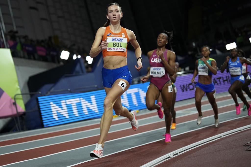 Femke Bol breaks her own 400m world record at indoor worlds – Winnipeg ...