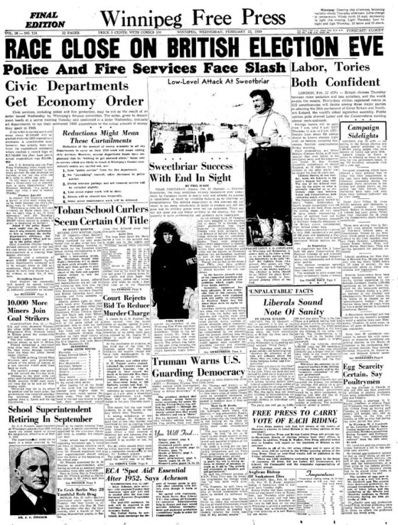 Free Press Head Start for Feb. 22 – Winnipeg Free Press