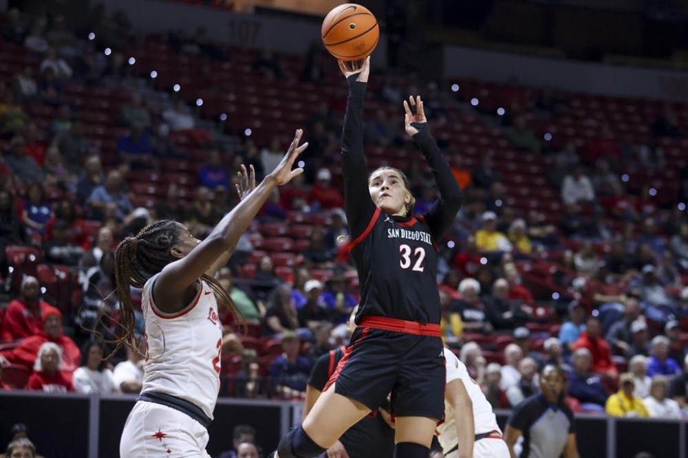 No. 21 UNLV women beat San Diego State for third consecutive Mountain ...