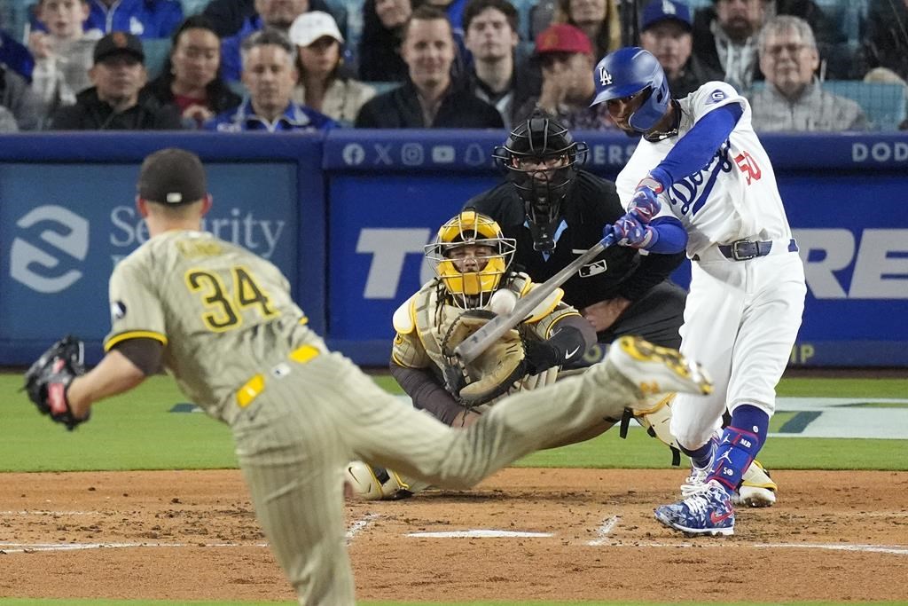 Merrill drives in go-ahead run, Tatis has 3 hits as Padres rally for 8 ...