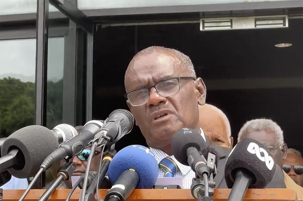 Jeremiah Manele elected prime minister in Solomon Islands, which is ...