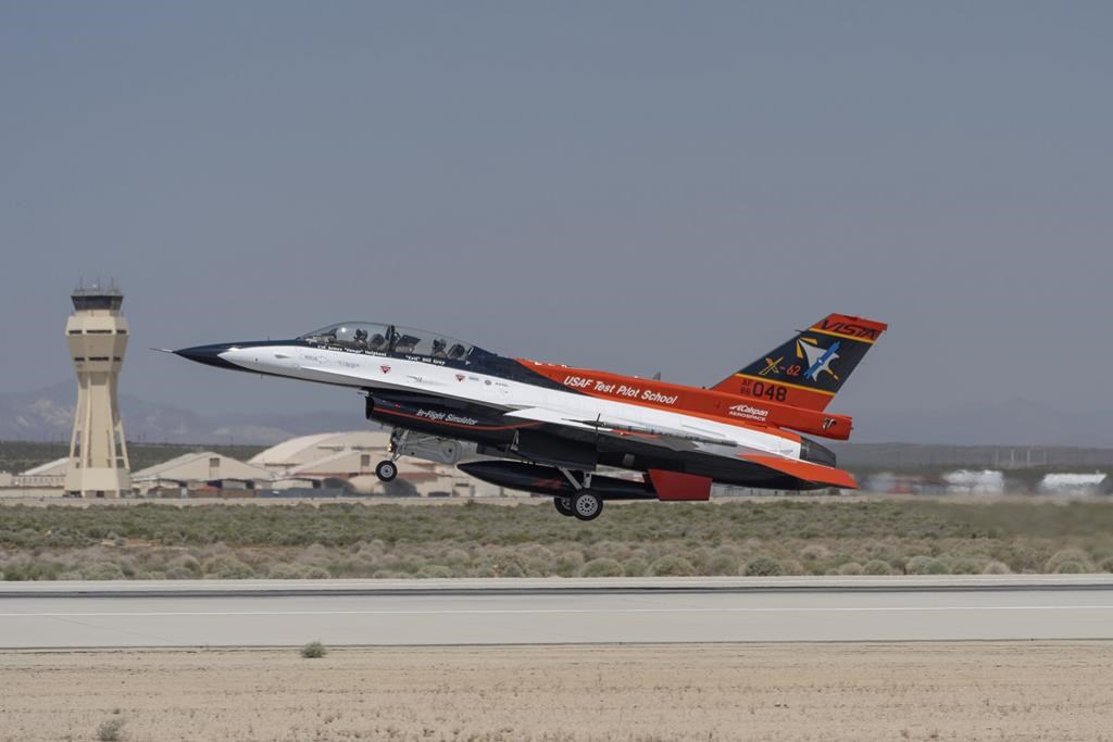 An AI-controlled fighter jet took the Air Force leader for a historic ...