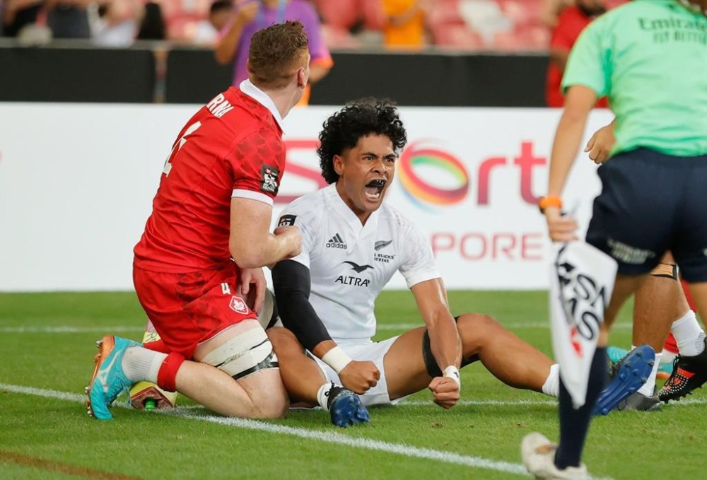 Canadian rugby women blanked 24-0 by France in Singapore Sevens Cup ...