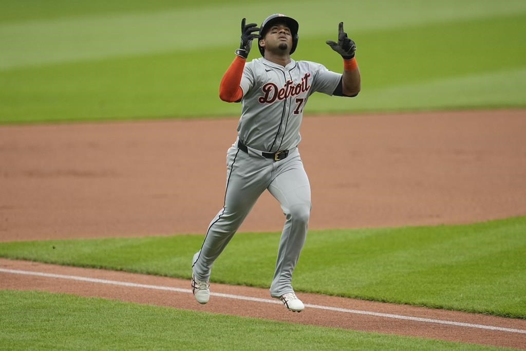 Andy Ibáñez homers twice, Ryan Vilade gets first MLB hit, RBIs as Tigers outslug Guardians 11-7 ...