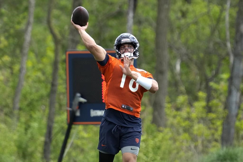 Bears coach Matt Eberflus says No. 1 pick Caleb Williams will open ...
