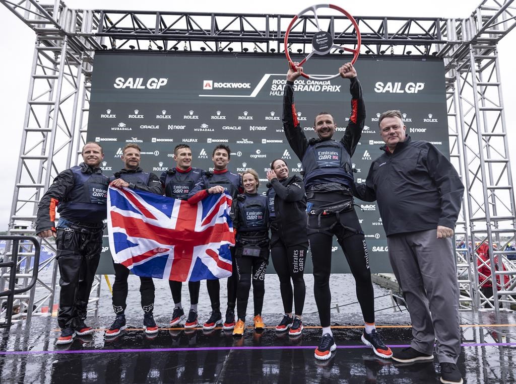 Britain’s Giles Scott claims his 1st SailGP win shortly after the ...