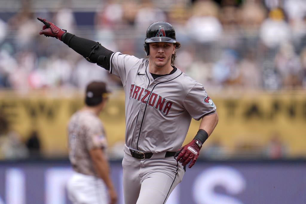 Jake McCarthy’s 2-run homer helps carry the Diamondbacks to a 9-3 win ...