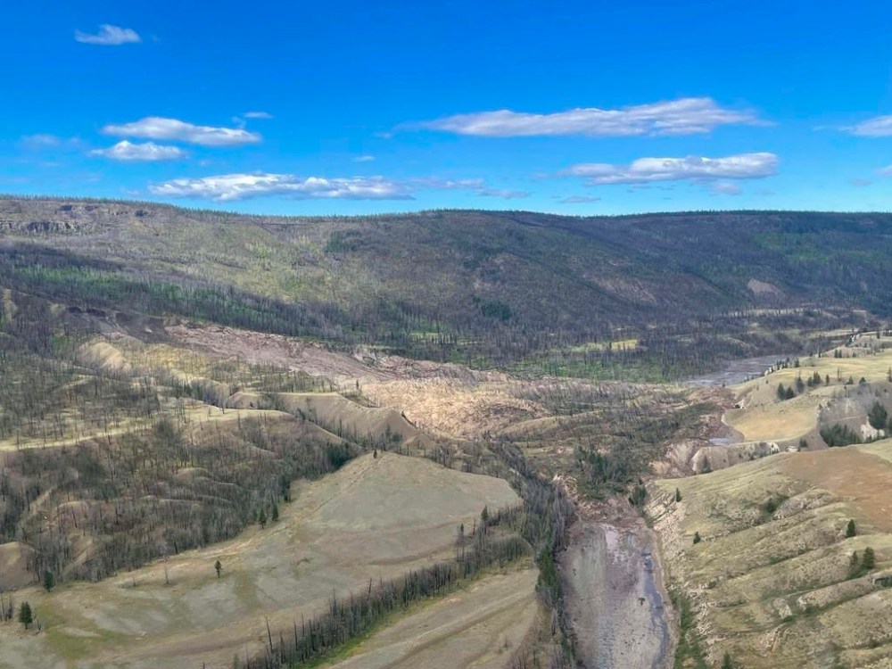 ‘Massive’ B.C. landslide blocking river may burst, sending a torrent of ...