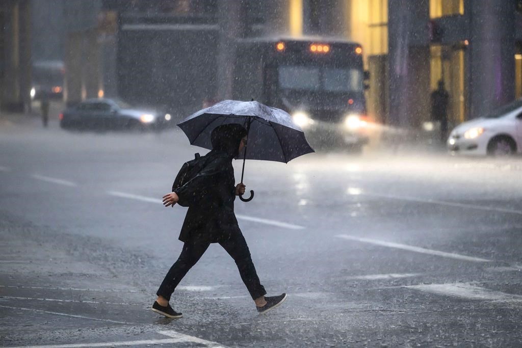 Heavy rain hits Eastern Canada as remnants of tropical storm Debby move ...