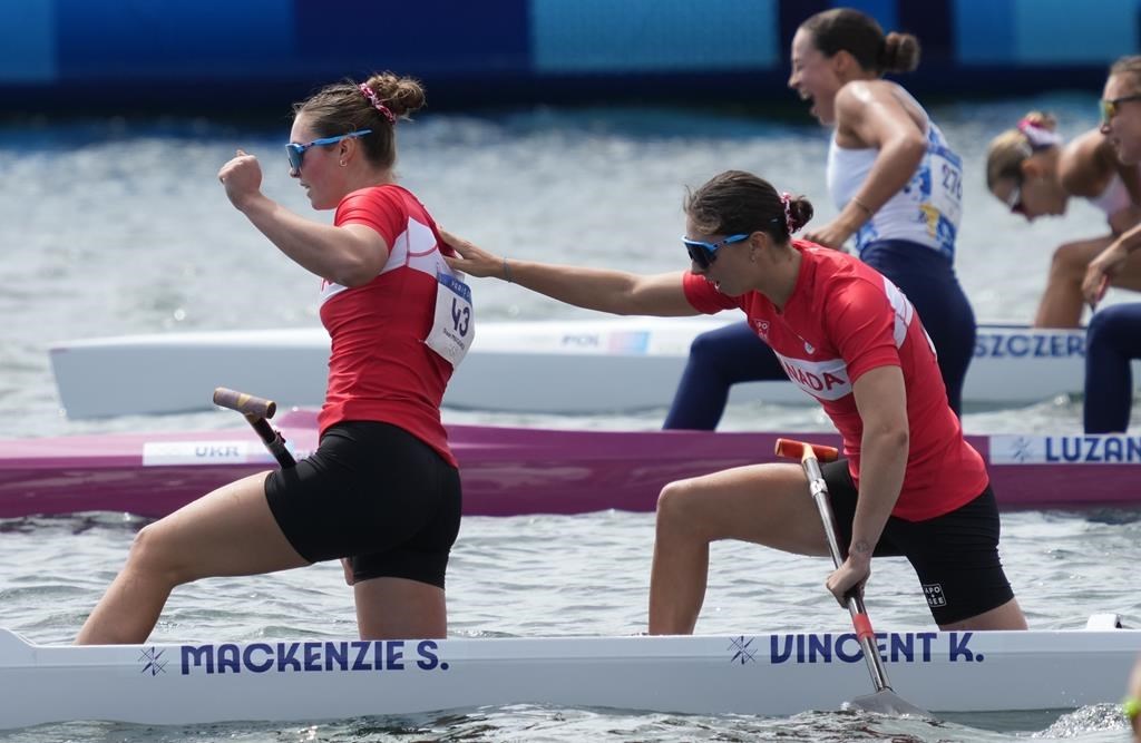 Canadian sprint canoeists Katie Vincent, Sloan MacKenzie win bronze ...