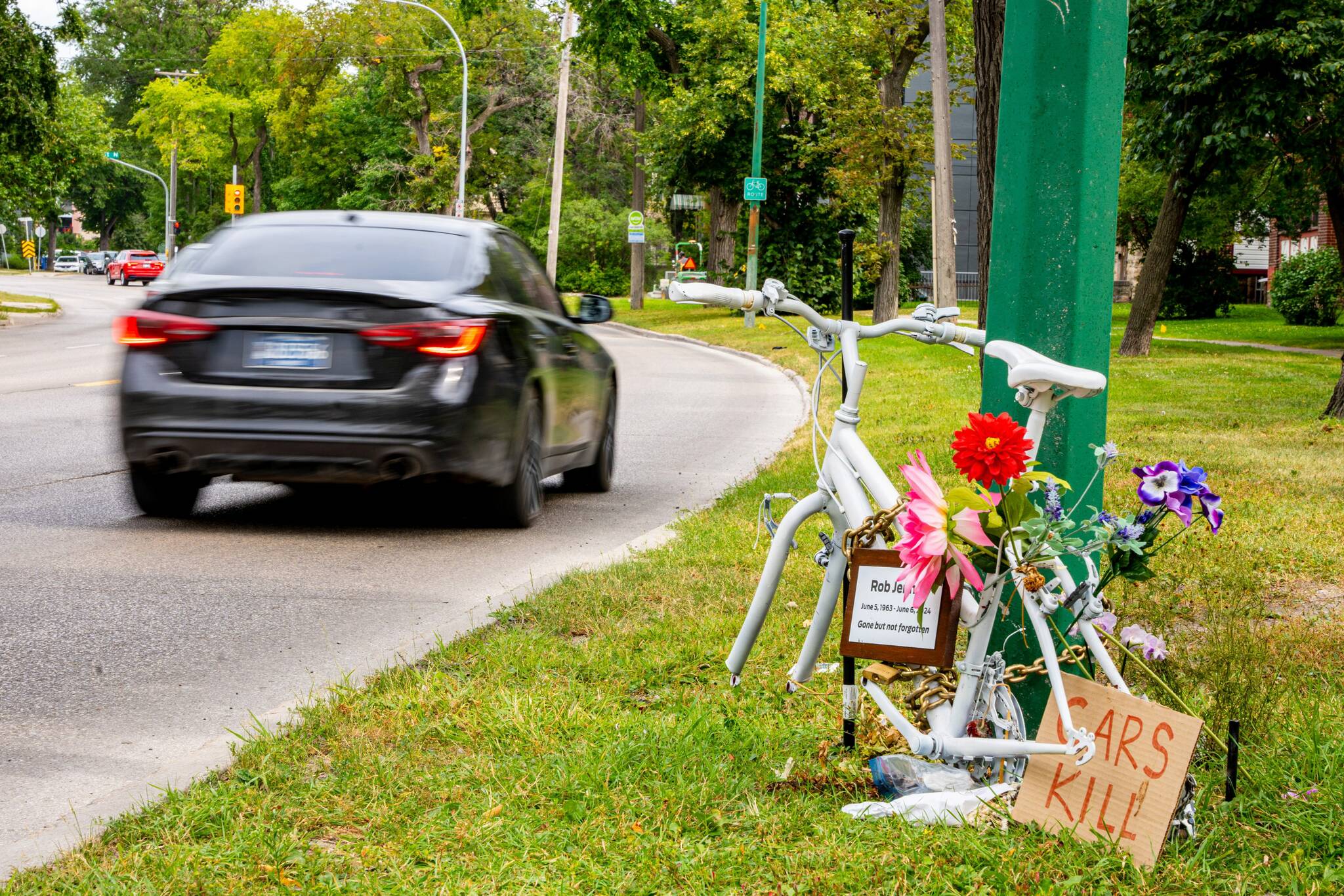 Wheels stolen from bike memorial honouring hit-and-run victim ...