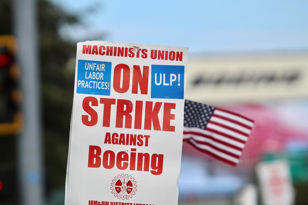 A strike by Boeing factory workers shows no signs of ending after its ...