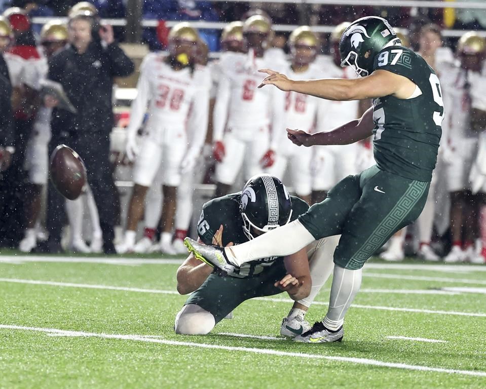 Boston College rallies for 23-19 victory over Michigan State in Red Bandanna Game – Winnipeg ...