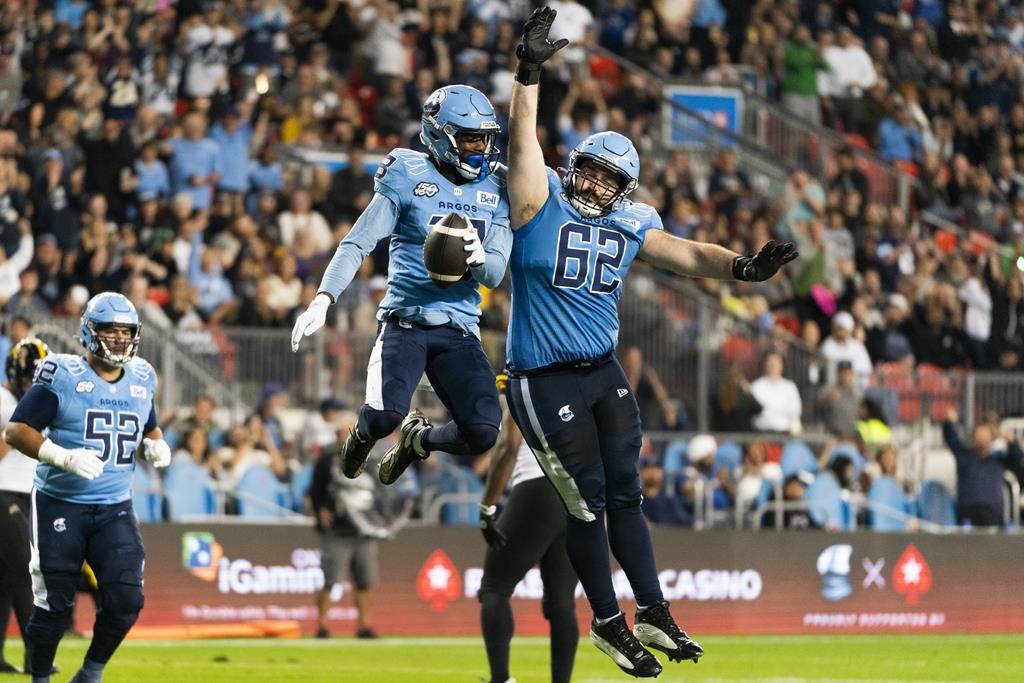 Canadian Ryan Hunter shows very well in move from left guard to tackle ...