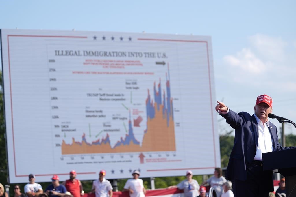 How Trump credits an immigration chart for saving his life and what the ...