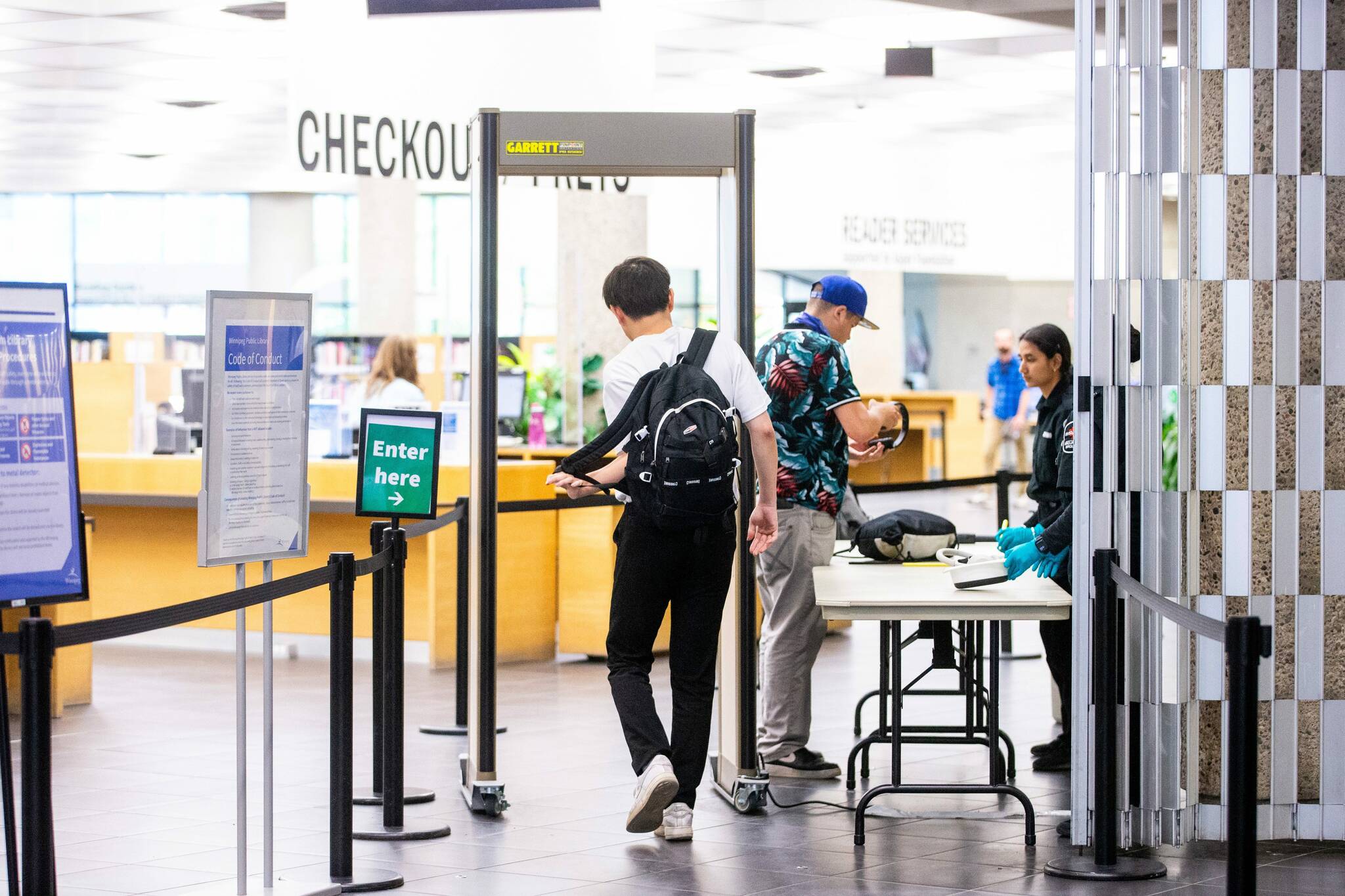CUPE leader says metal detector must remain at downtown library ...