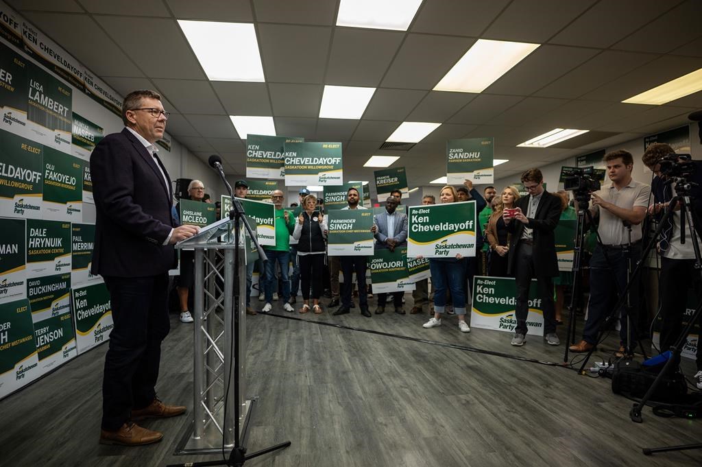 Saskatchewan Party’s Scott Moe releases platform, would spend $1.2B on ...