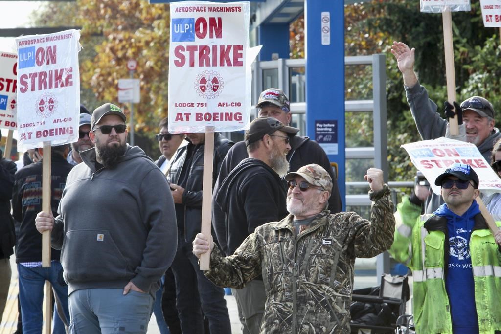 Boeing factory workers vote to reject contract and continue 6-week ...