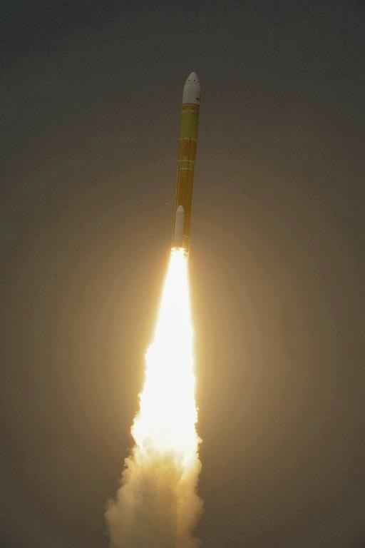 Japan successfully launches a defense satellite carried by a new ...
