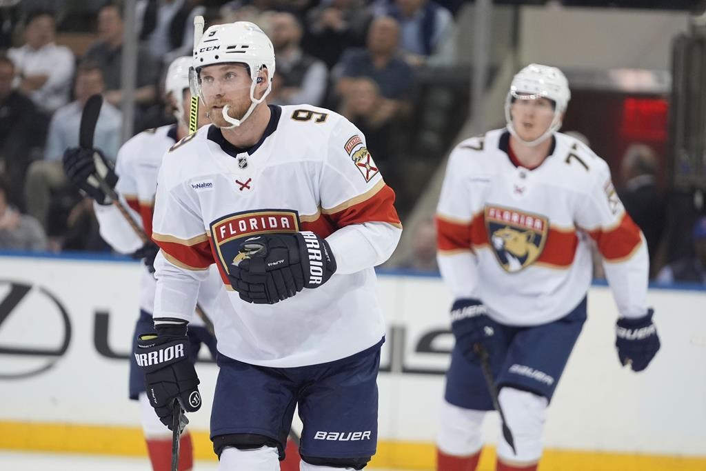 Panthers scratch Sam Bennett vs. Devils with an upper-body injury ...