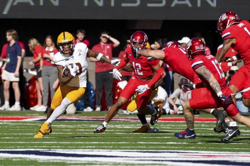 Arizona State’s leading receiver Jordyn Tyson to miss Big 12 title game ...