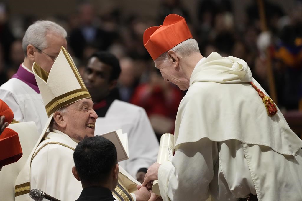 Pope Francis presides over ceremony for new cardinals with wide bruise ...