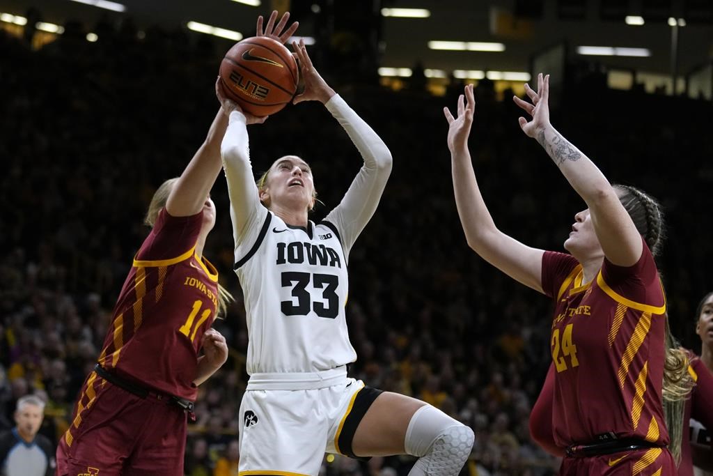 No. 21 Iowa takes down No. 18 Iowa State with 75-69 comeback win ...