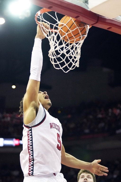 John Tonje scores 27 as No. 18 Wisconsin hands Nebraska 6th straight ...