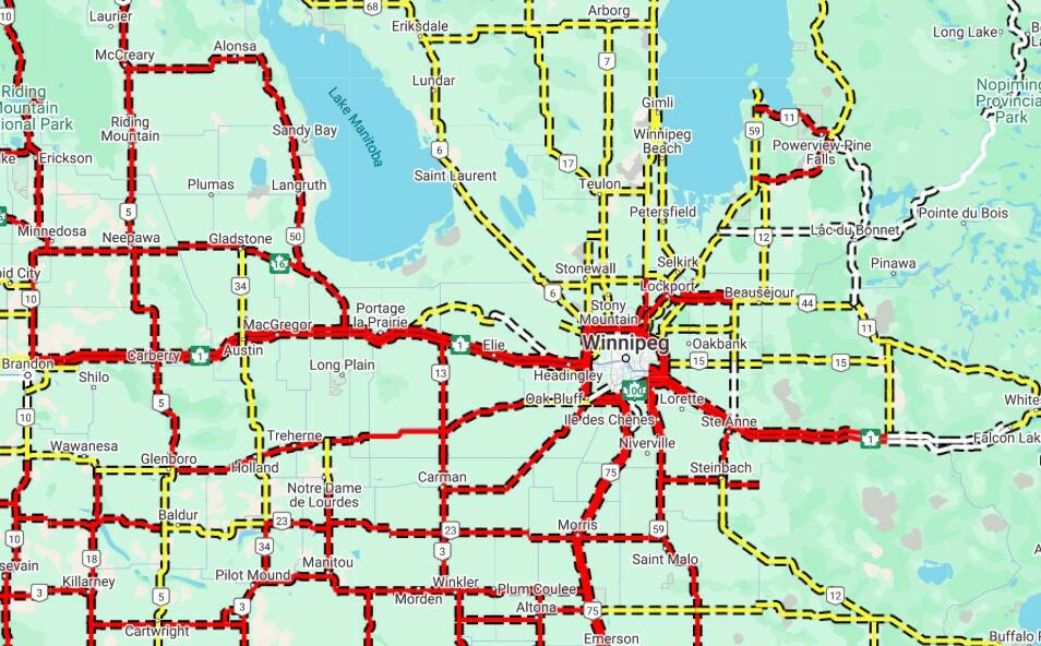 Storm leads to mass collisions on Manitoba highways – Winnipeg Free Press