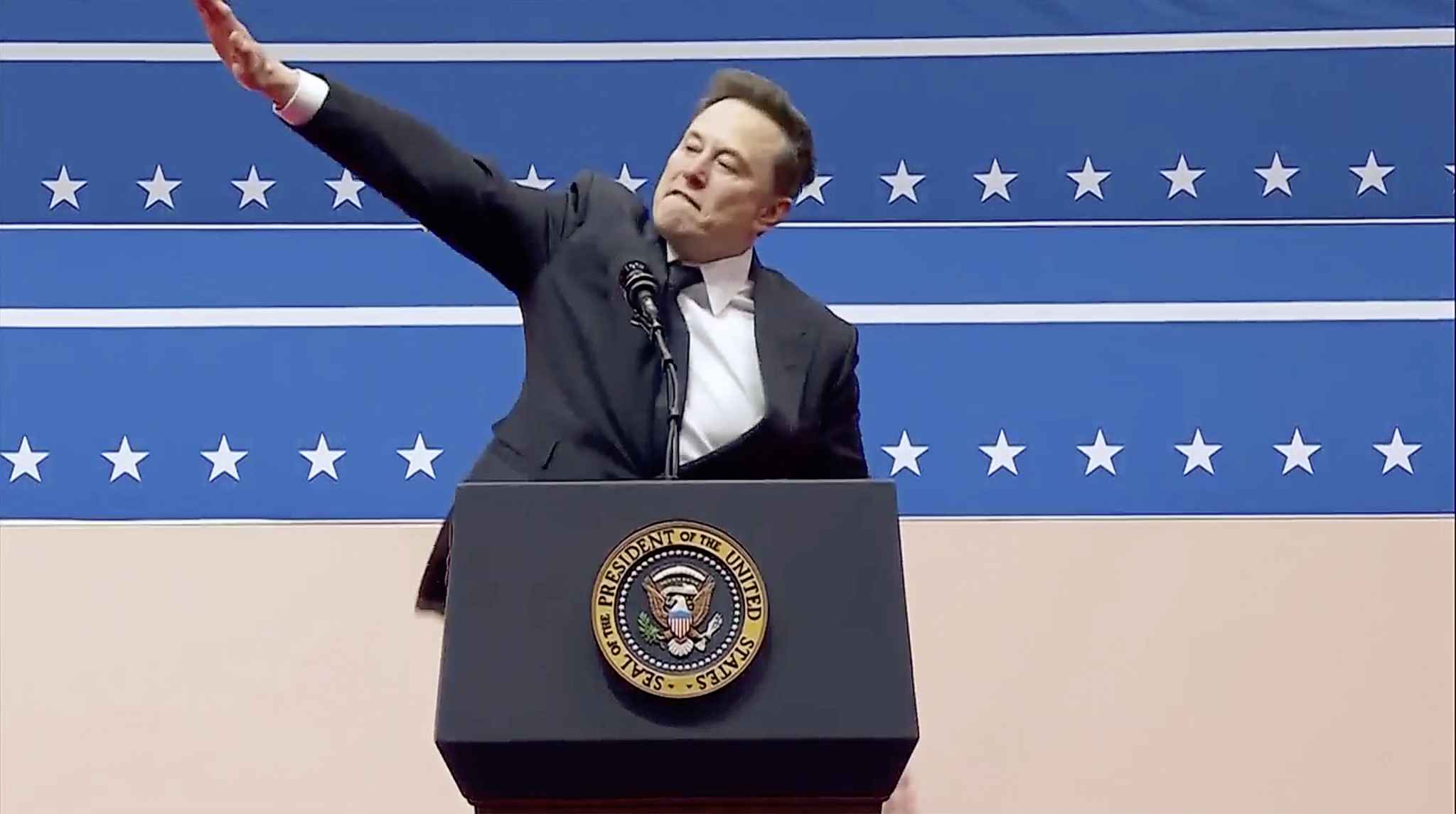 Musk’s straight-arm gesture embraced by right-wing extremists ...