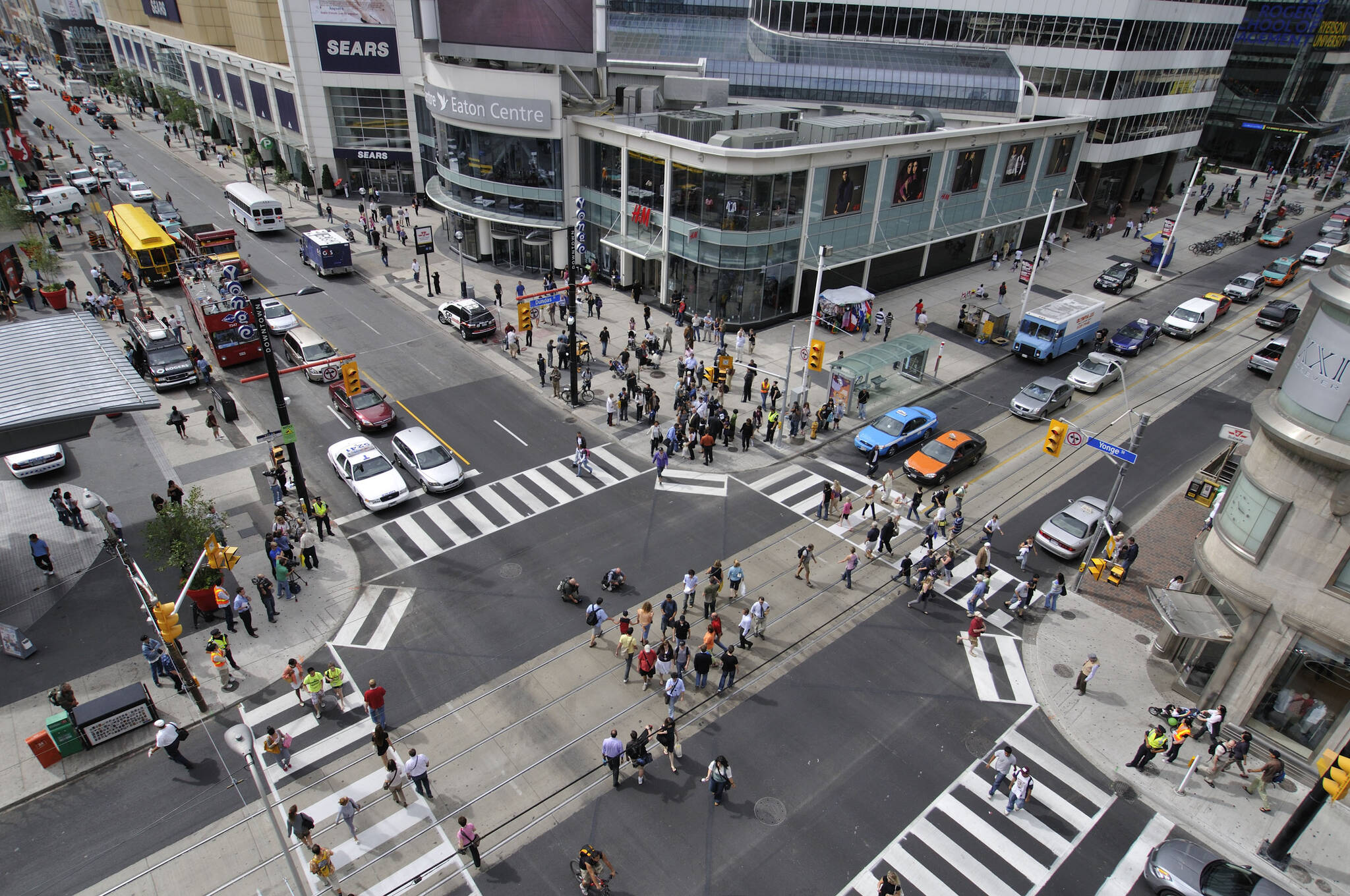 Pedestrian scramble pilot project proposed for Exchange intersection ...
