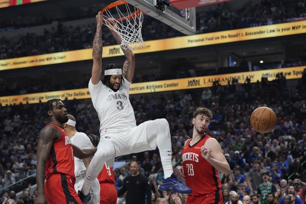 Anthony Davis leads Mavericks past Rockets 116-105 in Mavs debut but ...