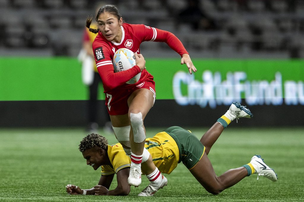 Canadian rugby star Charity Williams scores 100th career try on home ...