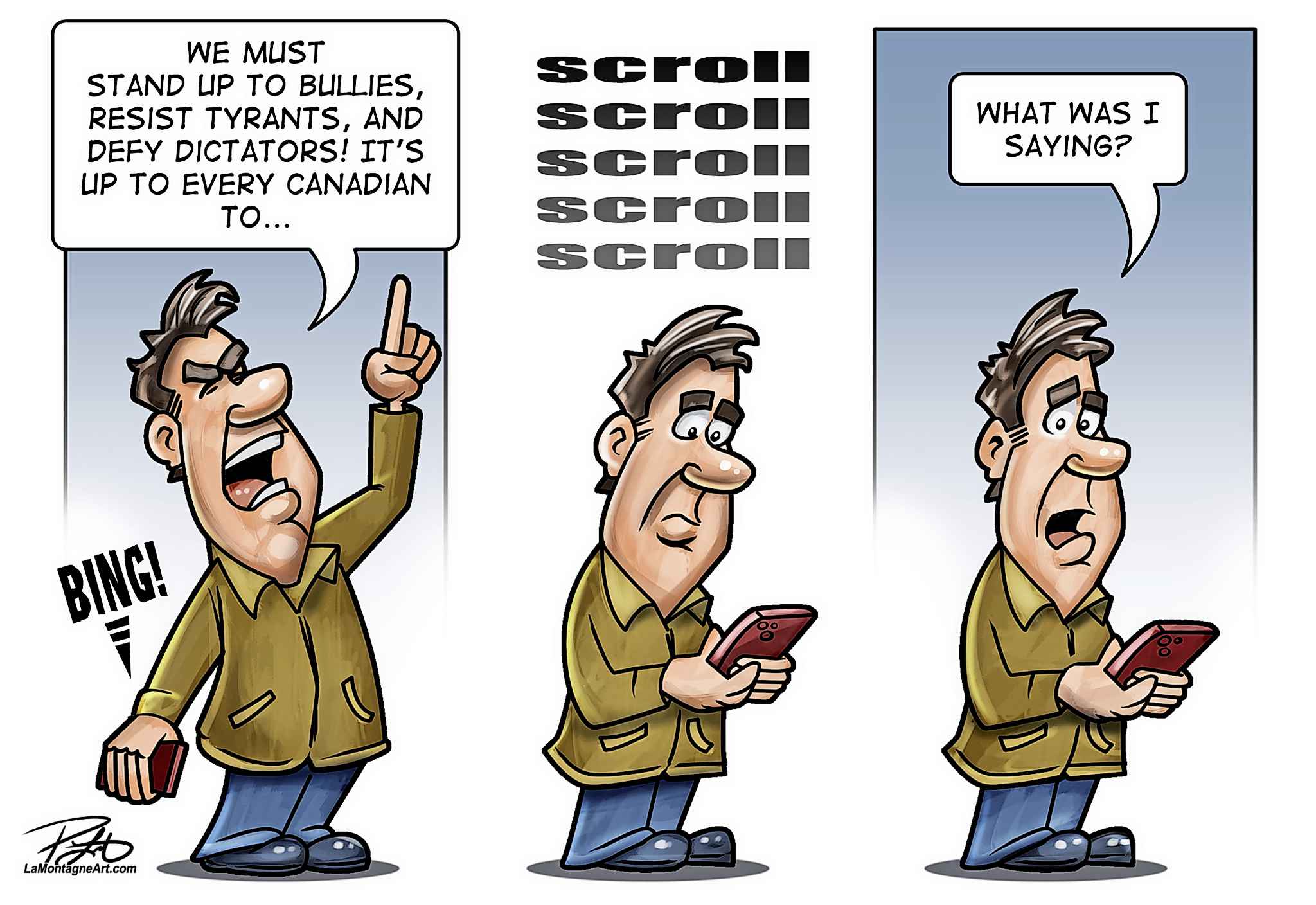 Editorial cartoon for March 20, 2025 – Winnipeg Free Press
