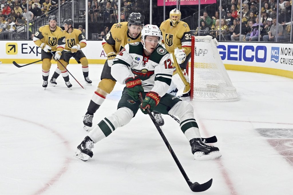Wild’s top line more than the Golden Knights can handle through first 2 ...