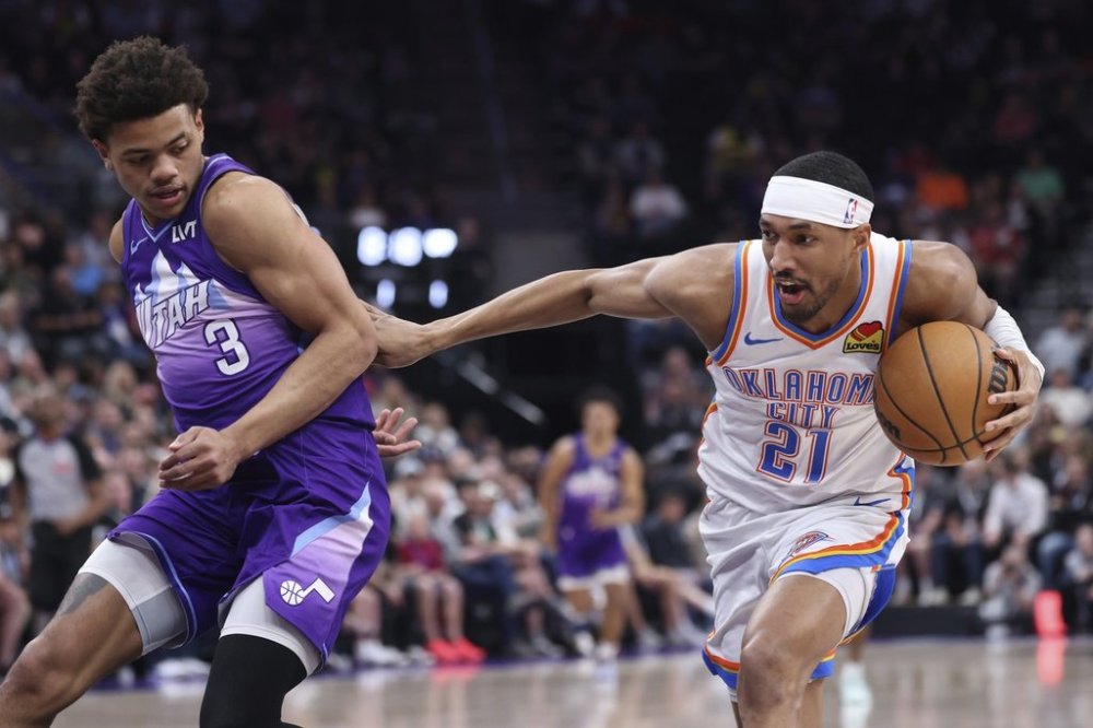 Wiggins scores 35 points and Thunder roll over Jazz 145-111 for 31st ...