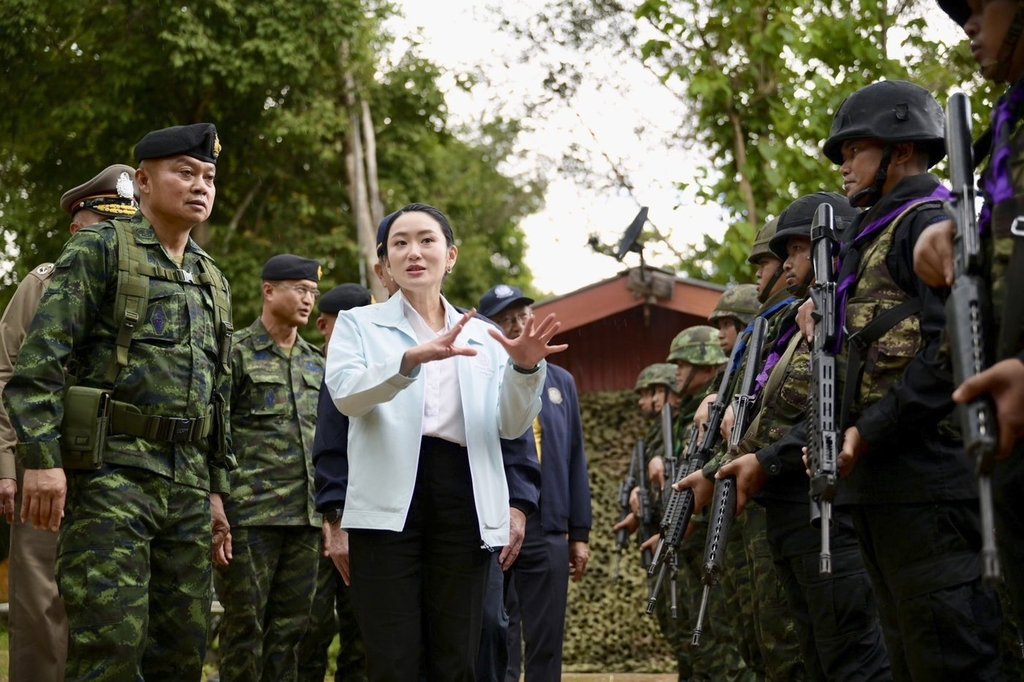 Thai prime minister visits border with Cambodia after leaked conversation triggers resignation ...