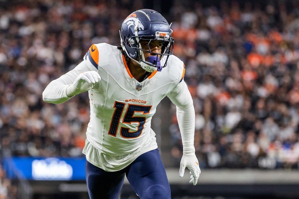 Broncos edge rusher Nik Bonitto misses practice after bone spur ...